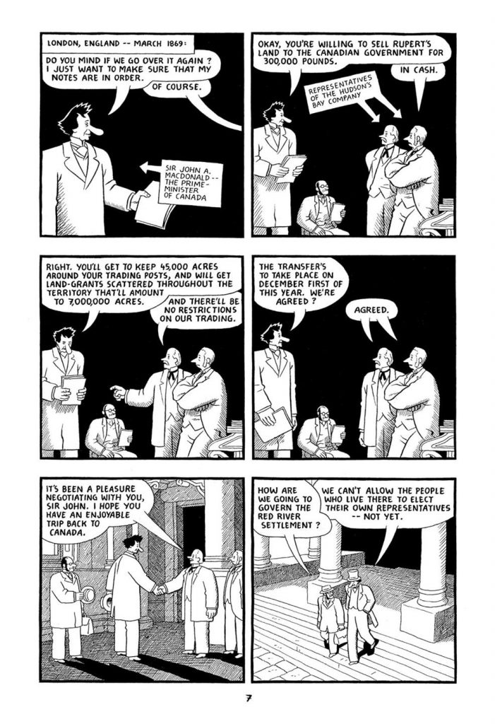 Louis Riel | Chester Brown, 1999 – 2003 – curated.